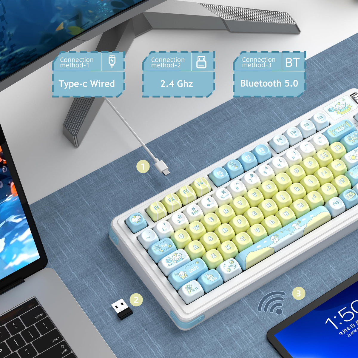 Air75 Wireless Creamy Mechanical Keyboard – MageGee