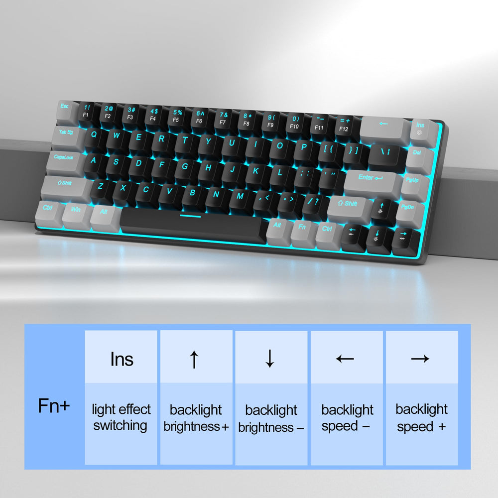 Portable 60% Mechanical Gaming Keyboard – MageGee