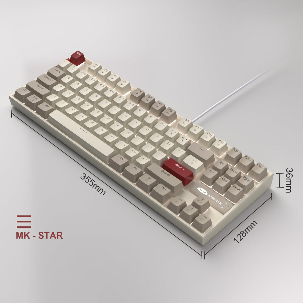 Retro 75% Mechanical Gaming Keyboard – MageGee
